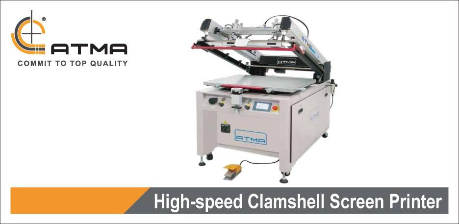 High-speed Clamshell Screen Printer